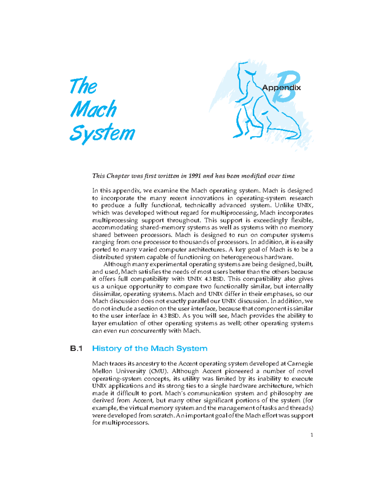 Appendix B - The Mach System - The Mach System B Appendix This Chapter ...