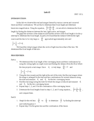 Lab-Report-7-Linear-Expansion - Lab #7 Linear Expansion PHY 132L ...