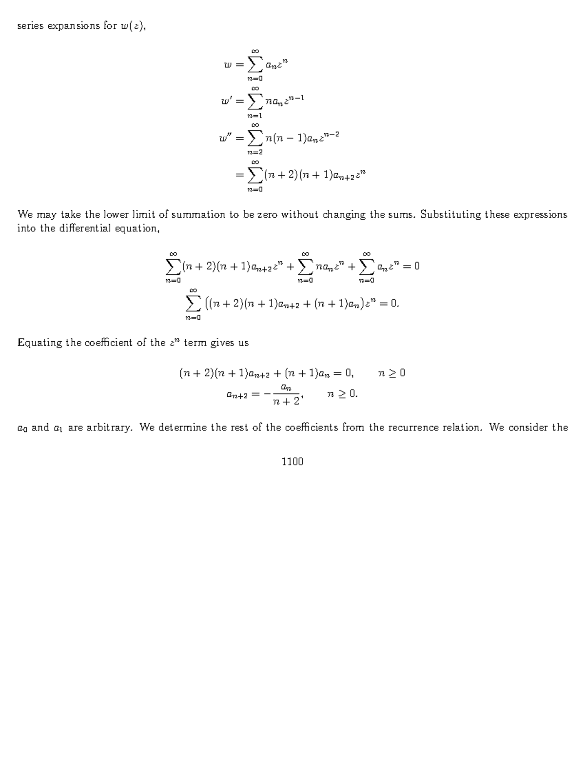Advanced Mathematical Methods for Scientists and Engineers-226 - series ...