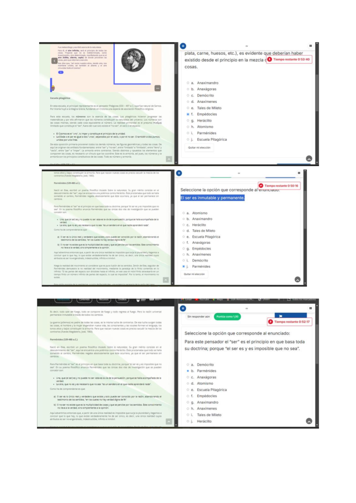 Cuestonario 2, Filosofia - plata, carne, huesos, etc.), es evidente que ...