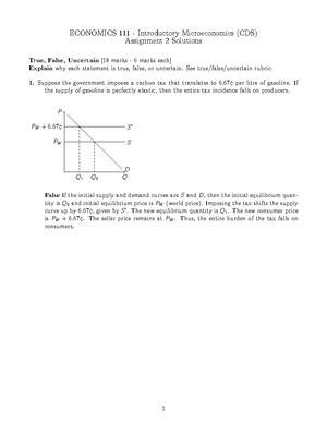 ECON 111 Past Final Exams Collection - Econ 111 - queensu - Studocu