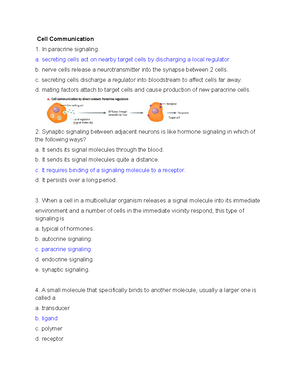 BIO Lab Report 1, Paramecium - The Effect of Calcium Chloride on the ...
