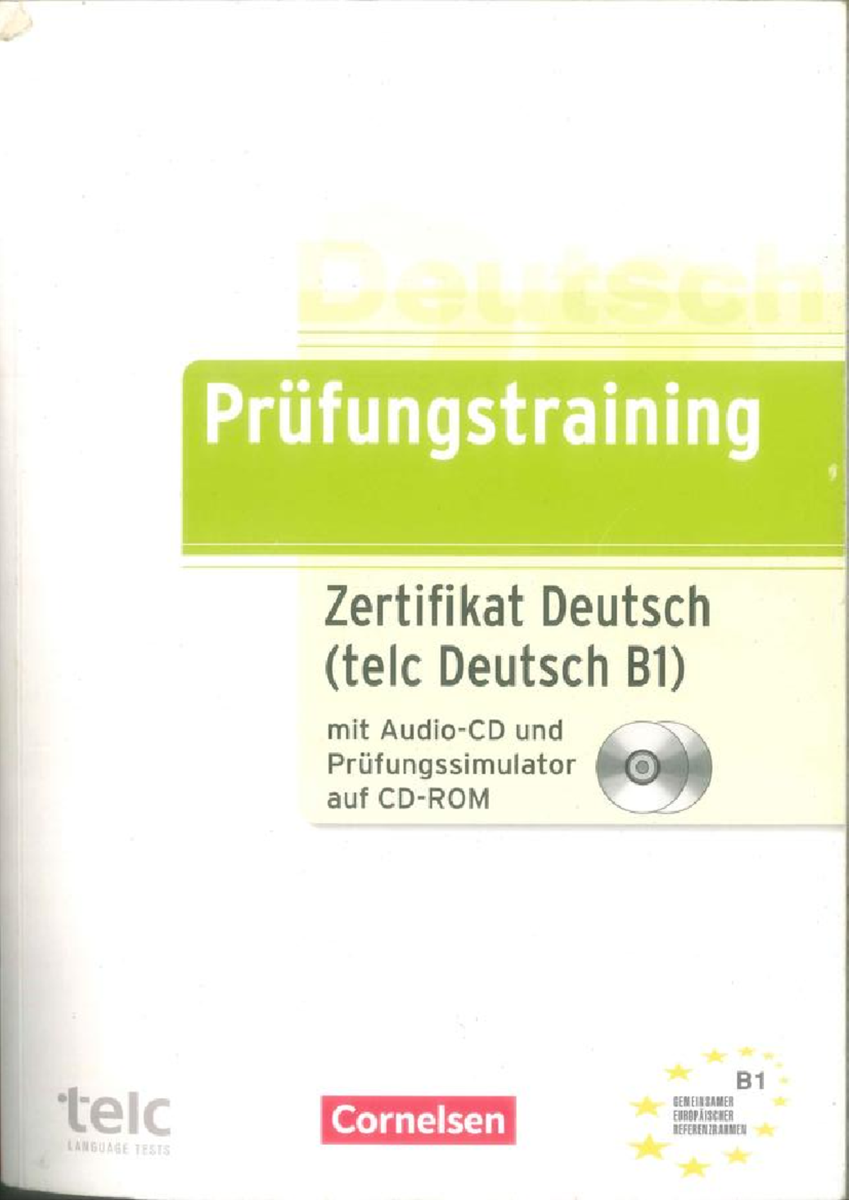 Toaz - !!! - Prüfungstraining Zertifikat Deutsch (telc Deutsch B1) mit ...