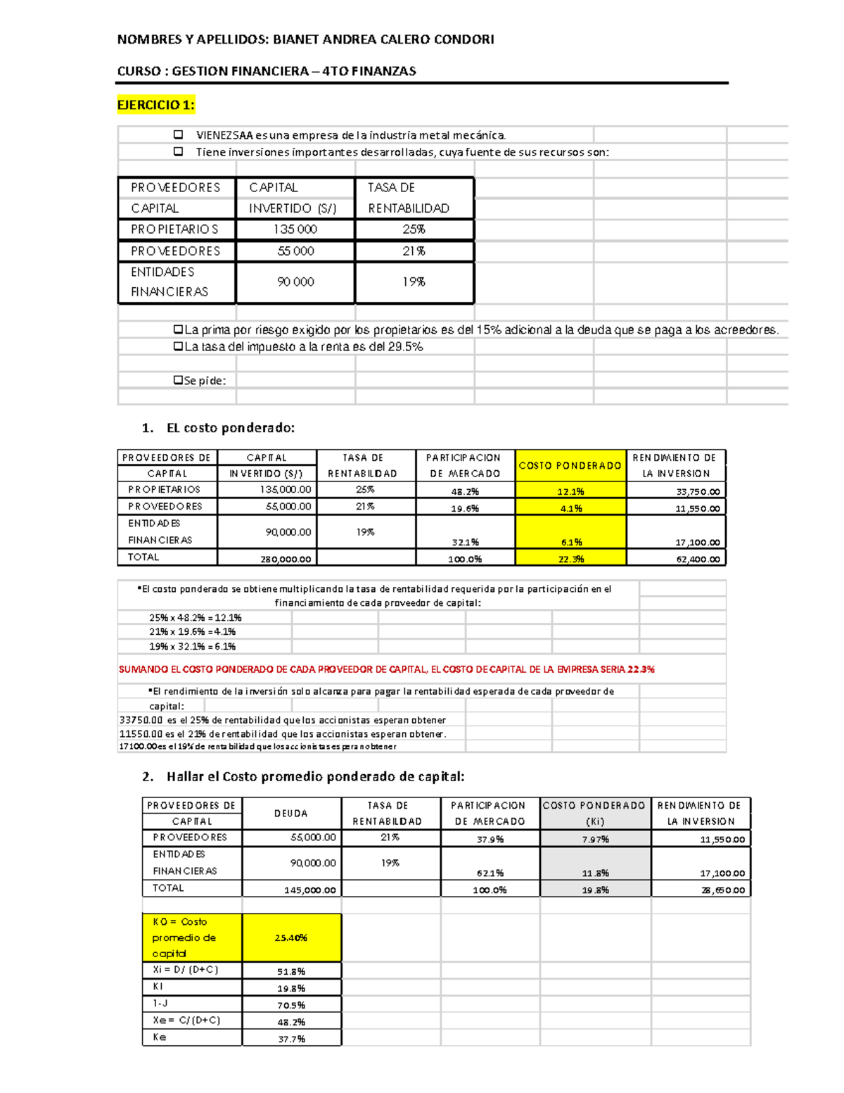 Tarea - Bianet Calero - NOMBRES Y APELLIDOS: BIANET ANDREA CALERO ...