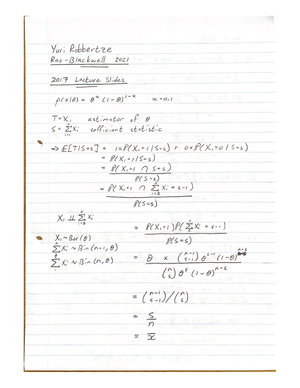 Order Out Of Chaos 2019 - Notes for probability theory - STA2004F Order ...
