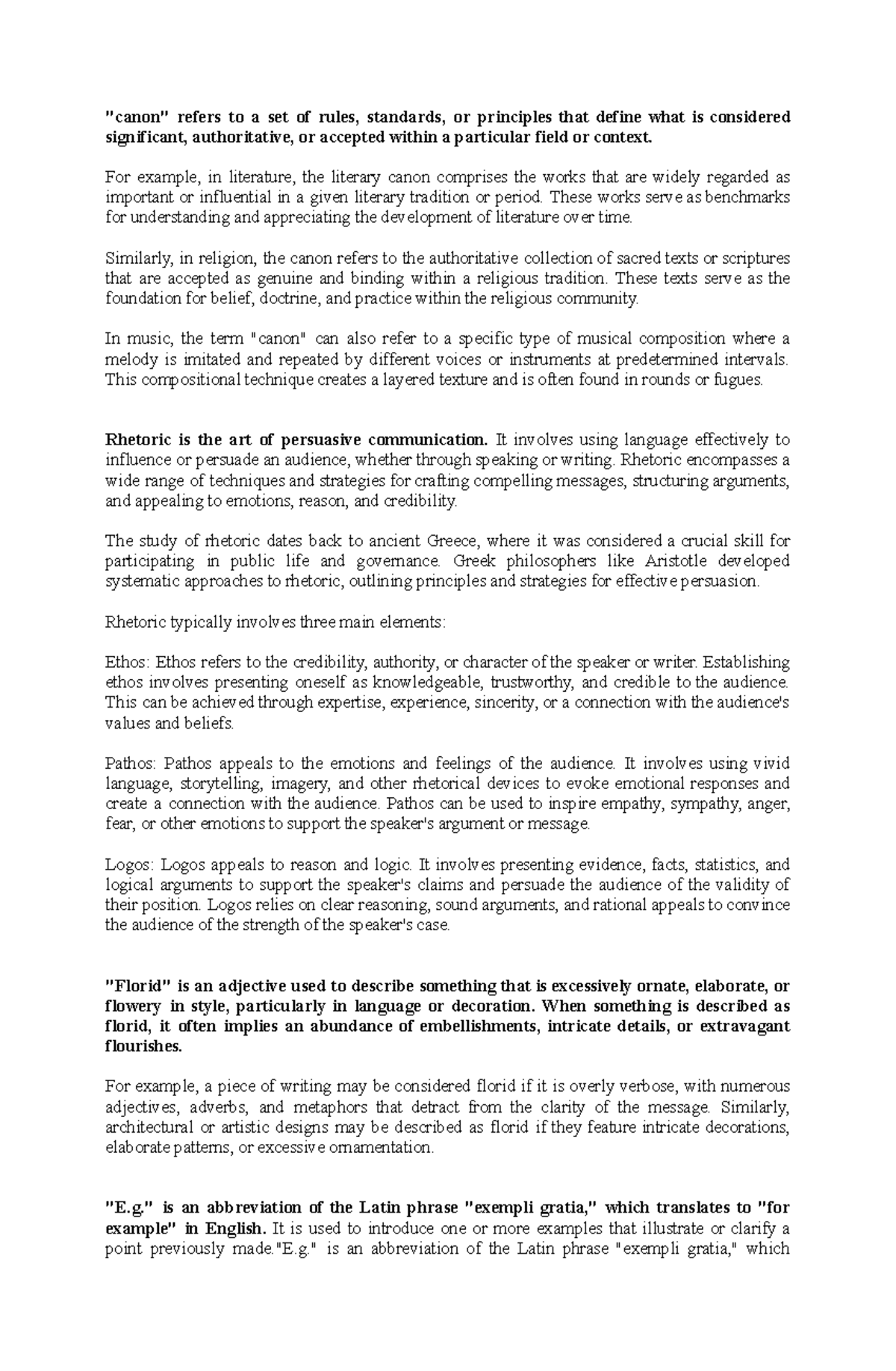 Complementary digital note for my SDS notes - "canon" refers to a set ...