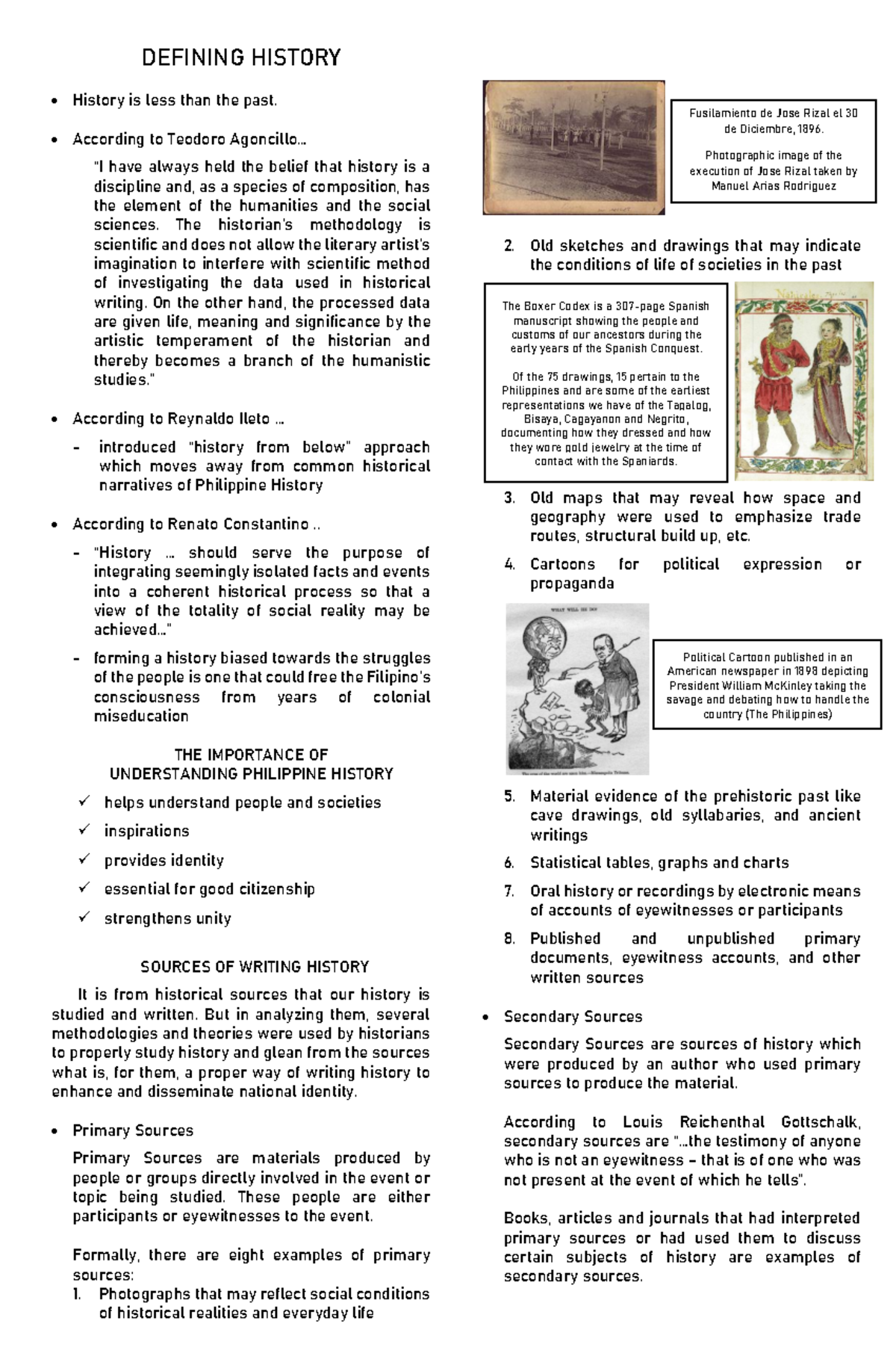 Module 1 Defining History - DEFINING HISTORY History is less than the ...