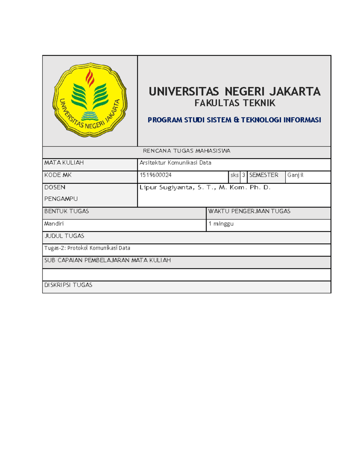 Tugas 2 - Protokol Komunikasi Data - UNIVERSITAS NEGERI JAKARTA ...