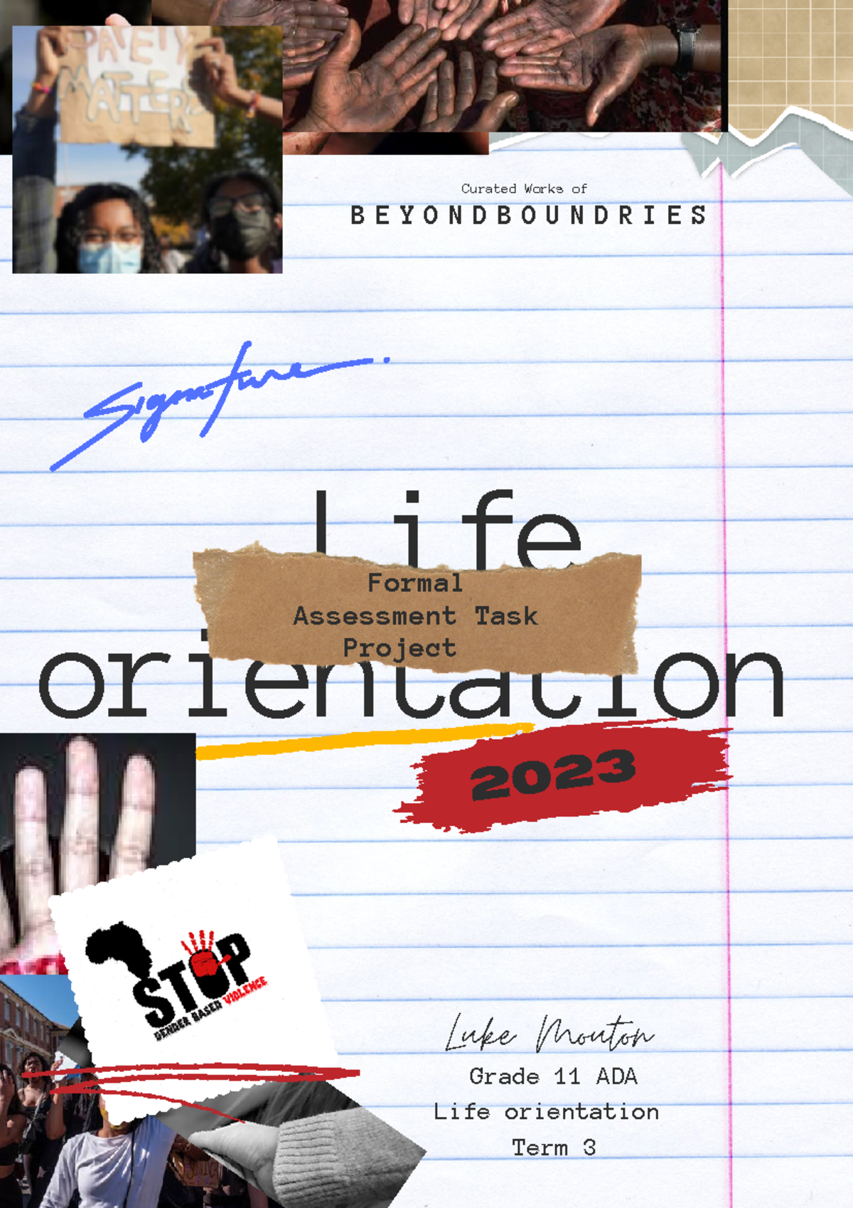 Port- folio - lo front covers and gbv pamphlet - Life orientation ...