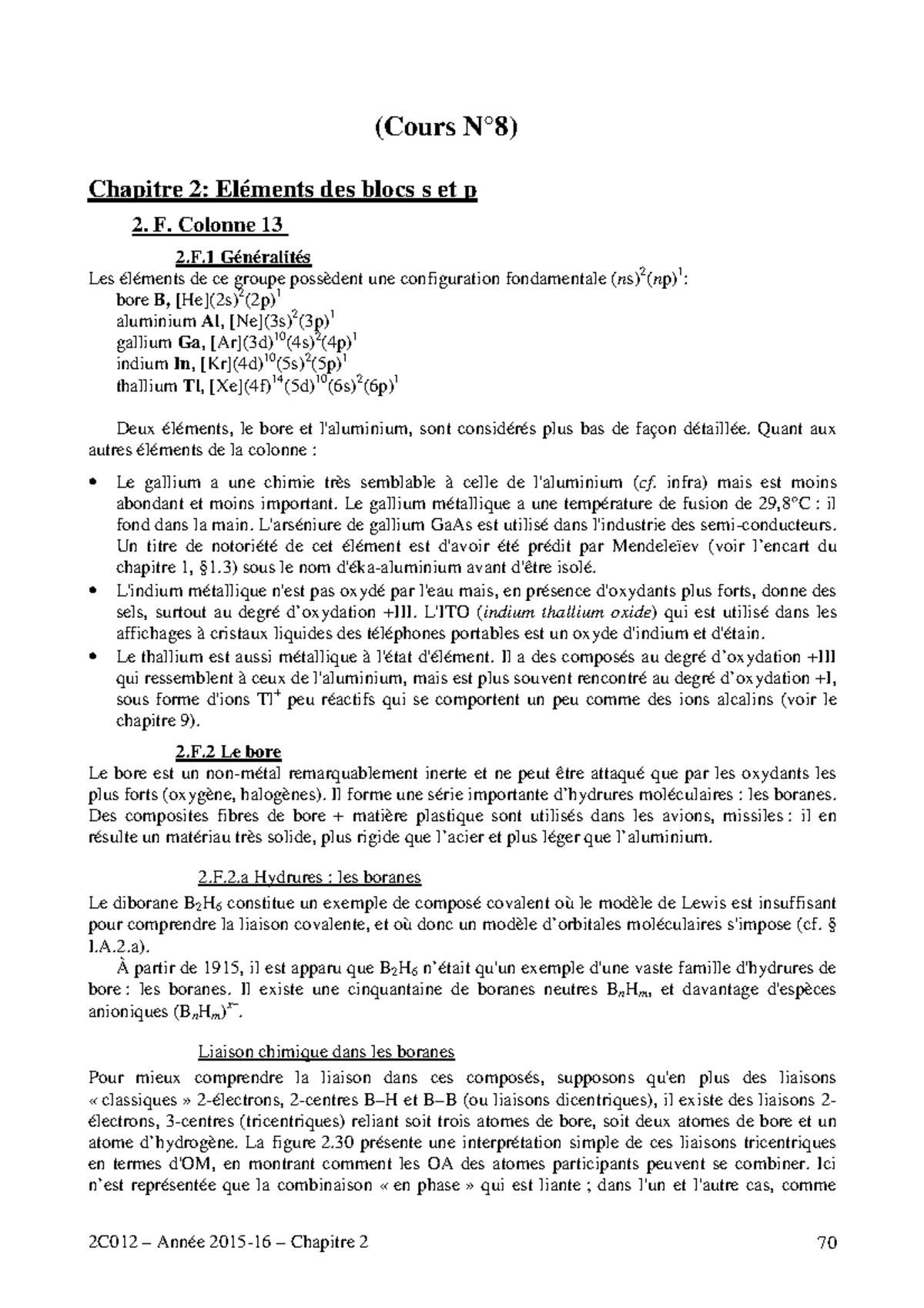 Chapitre 8 chimie inorganique - Warning: TT: undefined function: 22 (Cours N°8) Chapitre 2 ...
