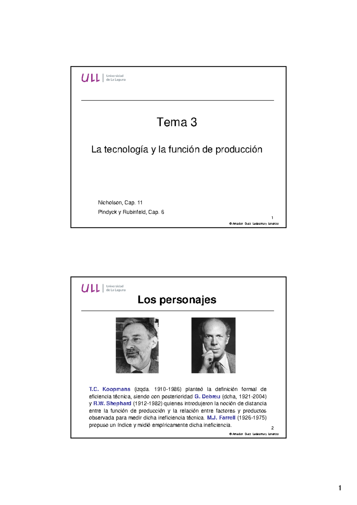 Tema 3 Micro I 15-16 - tema 3 - © Amador, Díaz, Ledesma y Lorenzo 1 Tema 3 La tecnología y la ...