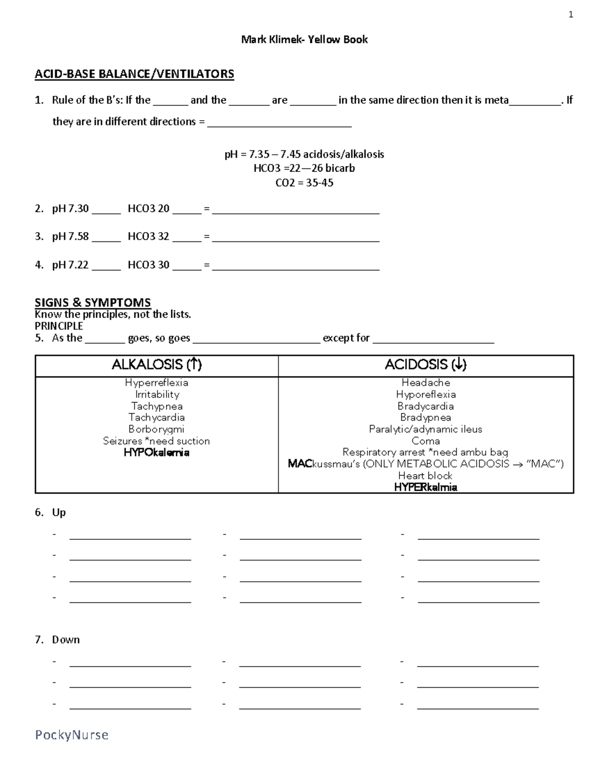 Yellow-Book V 2 - Lecture notes 1-12 - 1 Mark Yellow Book 1. Rule of ...