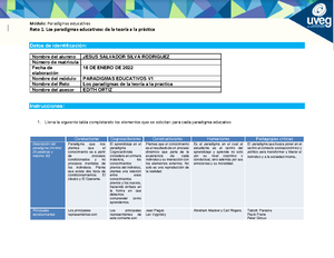 Monter Lizbeth R1 U1 - reto 1 del modulo paradigmas educativos - Reto 1 ...