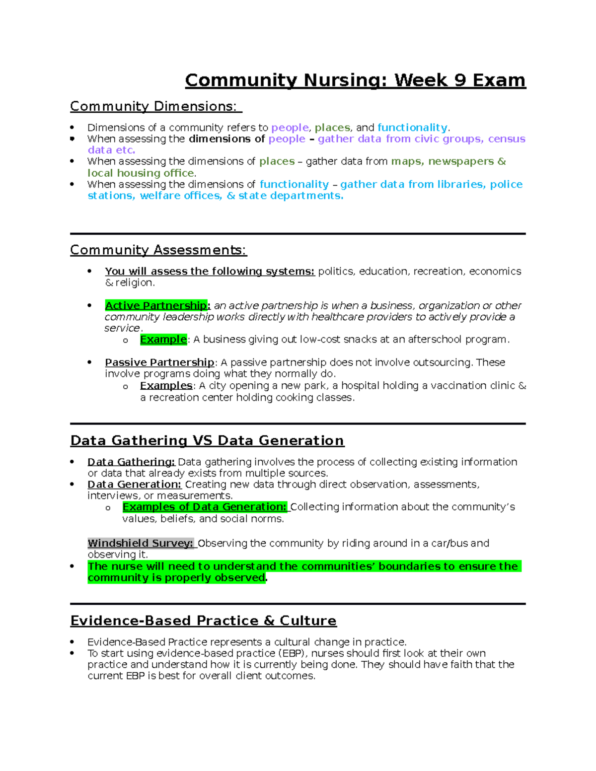 Exam3study - Med Surg notes - NUR209 - Fortis - Studocu