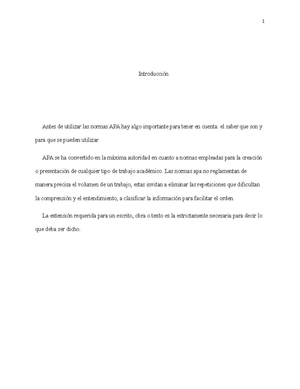 Normas APA - Introducción Antes de utilizar las normas APA hay algo ...