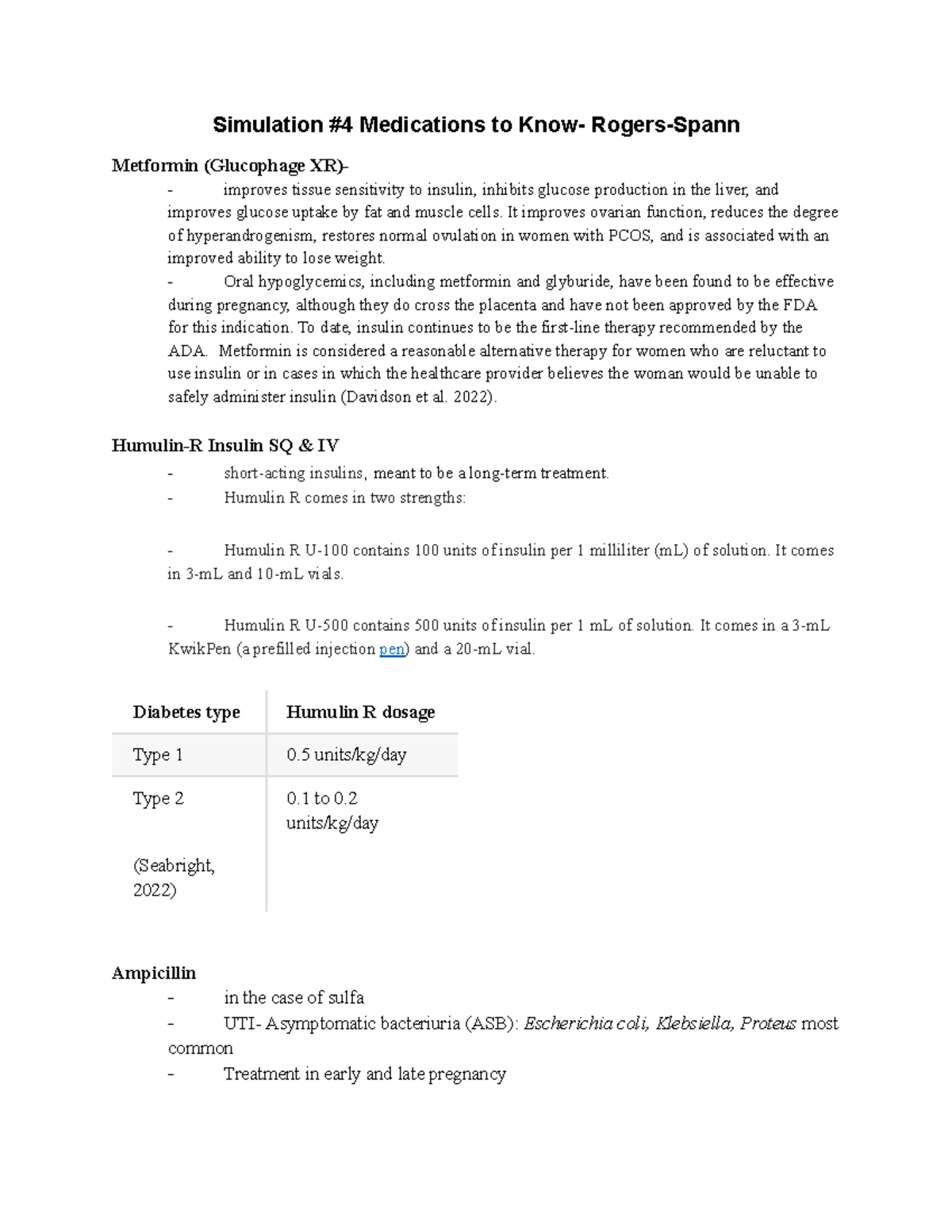 Simulation #4 Medications to Know - It improves ovarian function ...