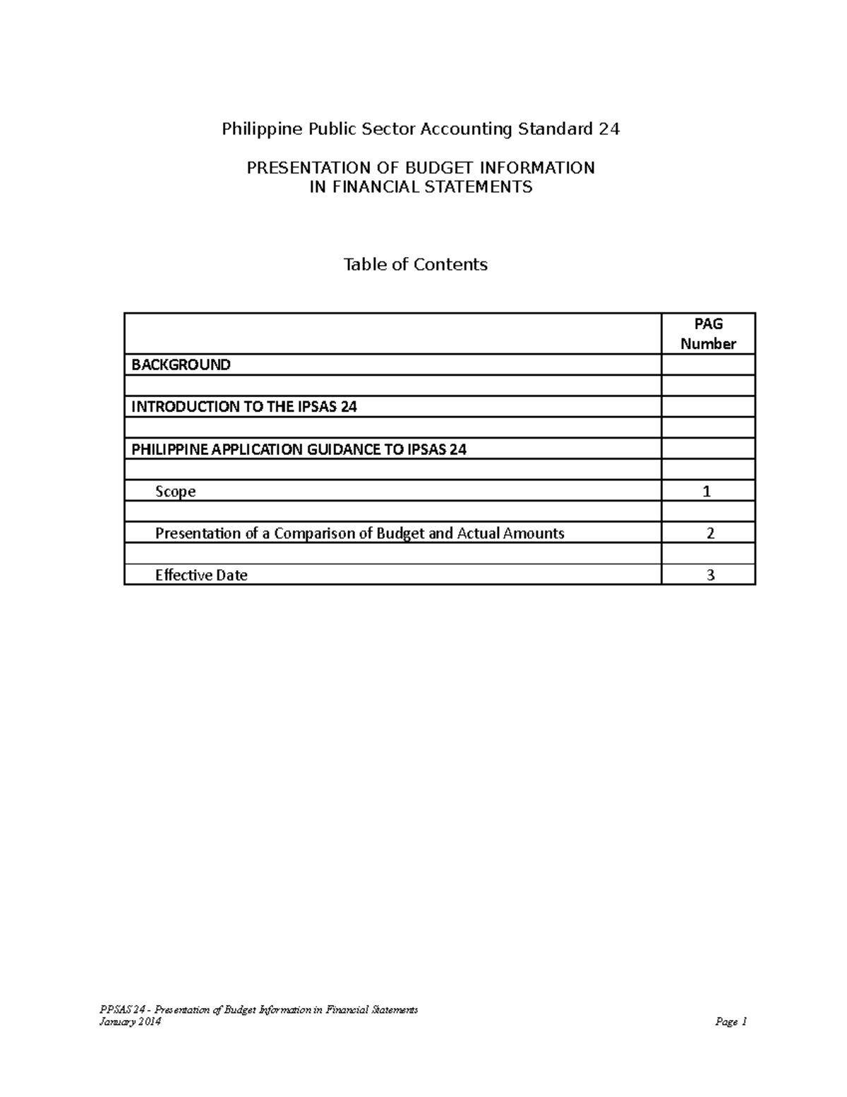 Ppsas 24 - Presentation of Budget Info Oct - 18 2013 - Philippine ...