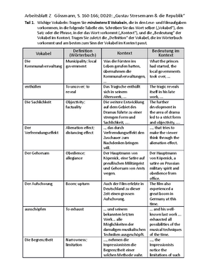 Arbeitsblatt 4 - Question and answer for worksheet - Arbeitsblatt 4 ...