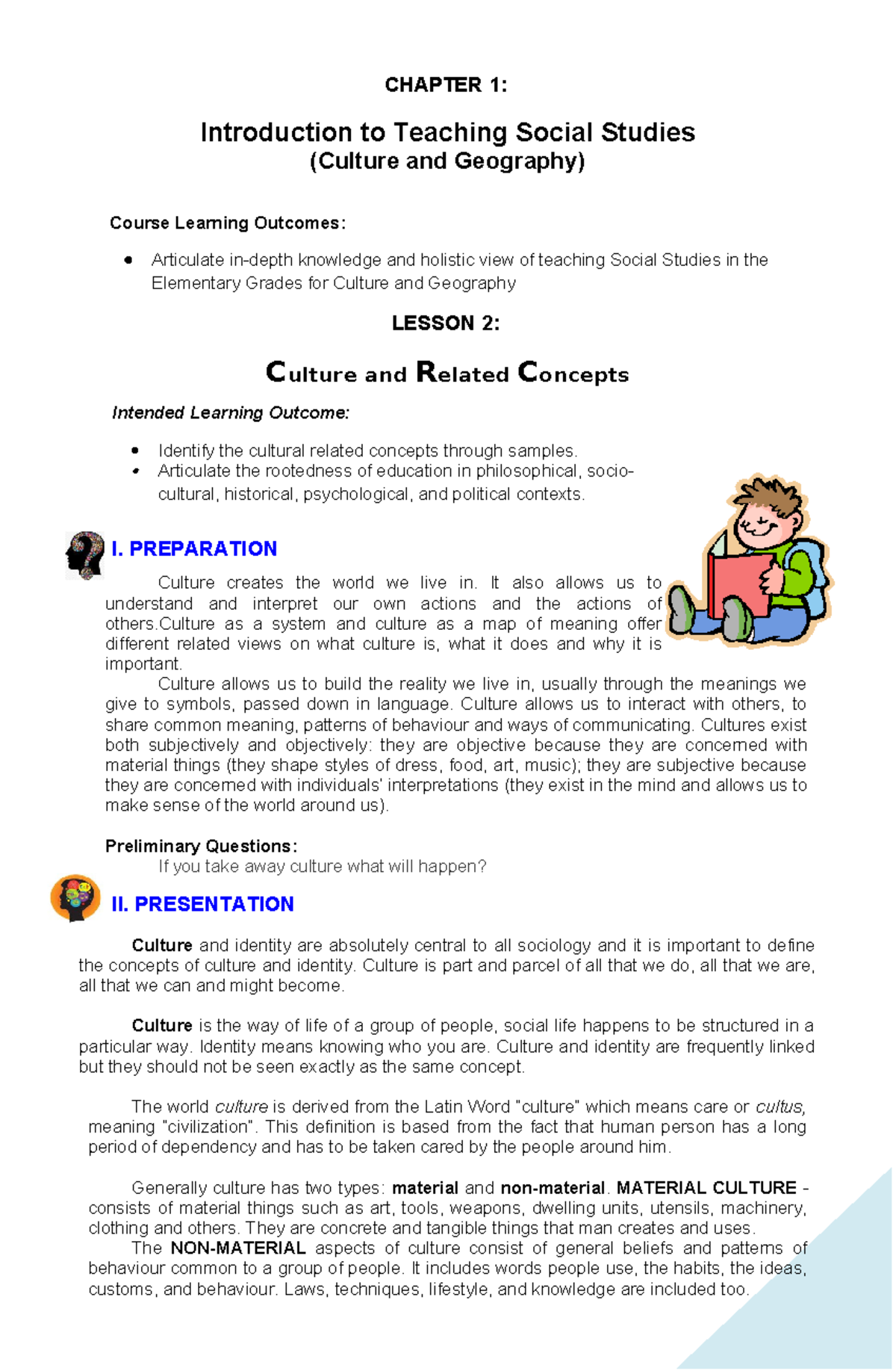 SSC M 2210 Module 2 FGG Final - 1 CHAPTER 1: Introduction to Teaching ...