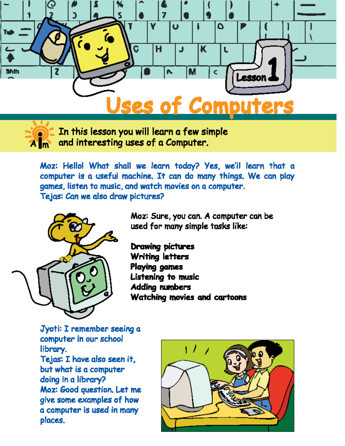 Uses and Parts class 6 - Master of computer application - Studocu