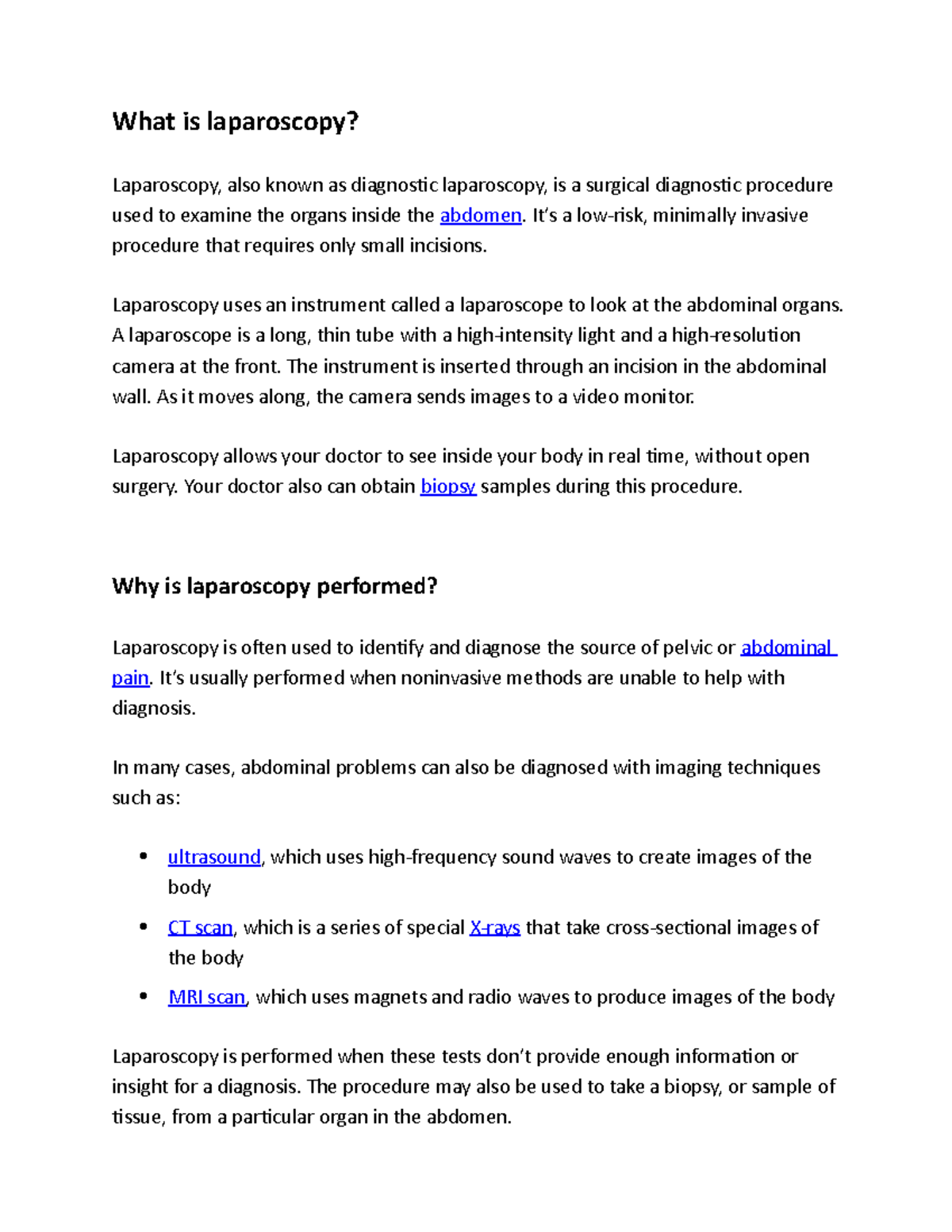 Laparascopic instrument - What is laparoscopy? Laparoscopy, also known ...