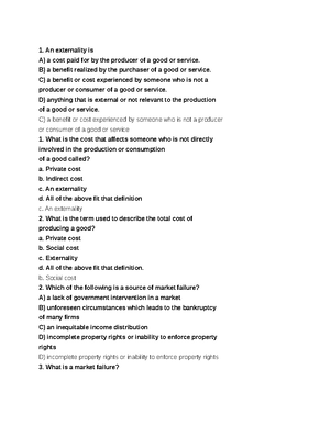 Econ 102 (Micro Prin)- Exam 01 Version A - Economics 102- Microeconomic ...