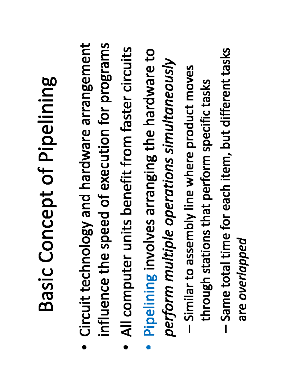 Computer organization-Pipelining - computer engineering - Studocu