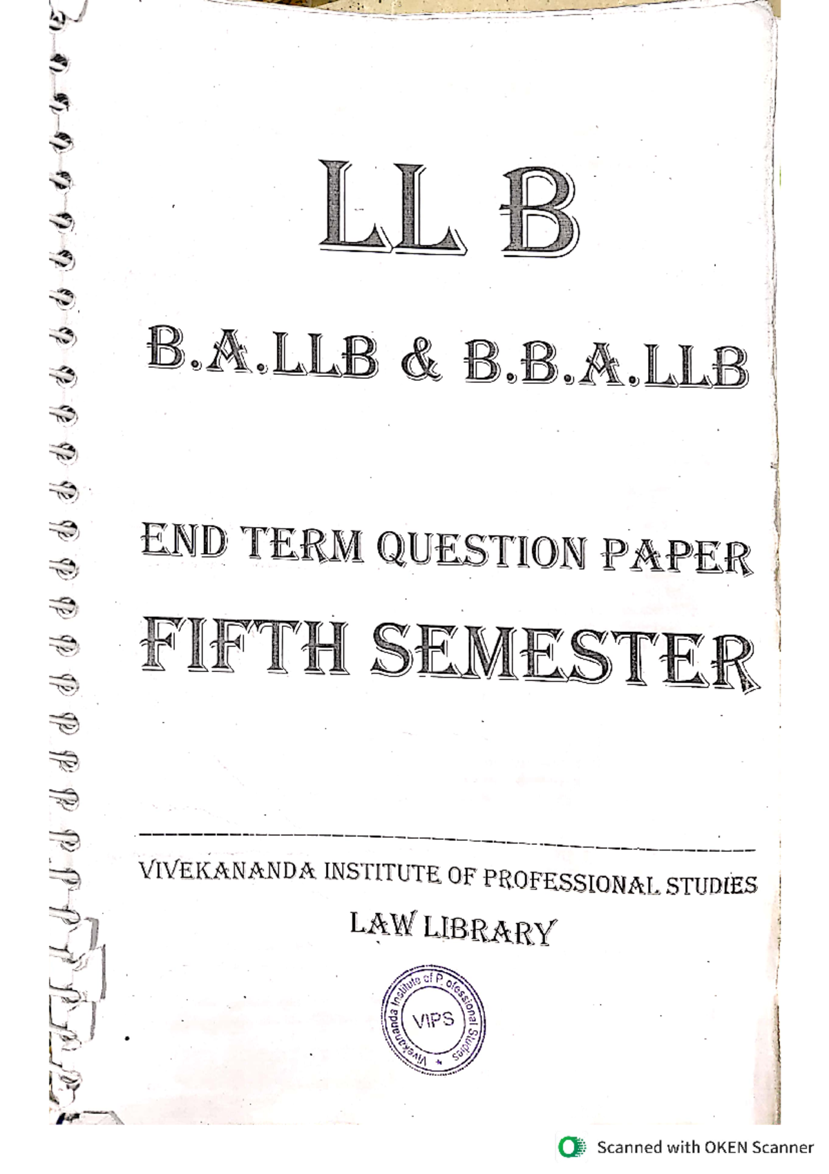 Old papers - Important previous years - Evidence Law - Studocu