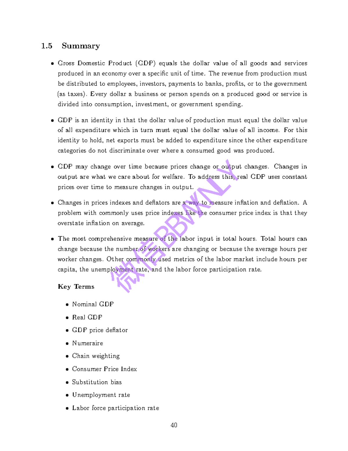 20220326154907 623f35f396884 gls intermediate macro may2021 41 - 1 Summary • Gross Domestic ...