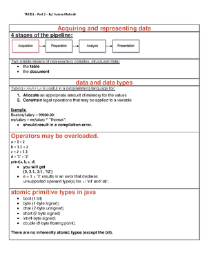 TM351 part 4 - Data Analysis Analysis: finding the data’s voice: constitute ways of finding the ...