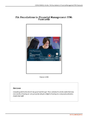 FFM Syllabus and study guide 2020-21 Final v2 - ACCA Certificate in ...