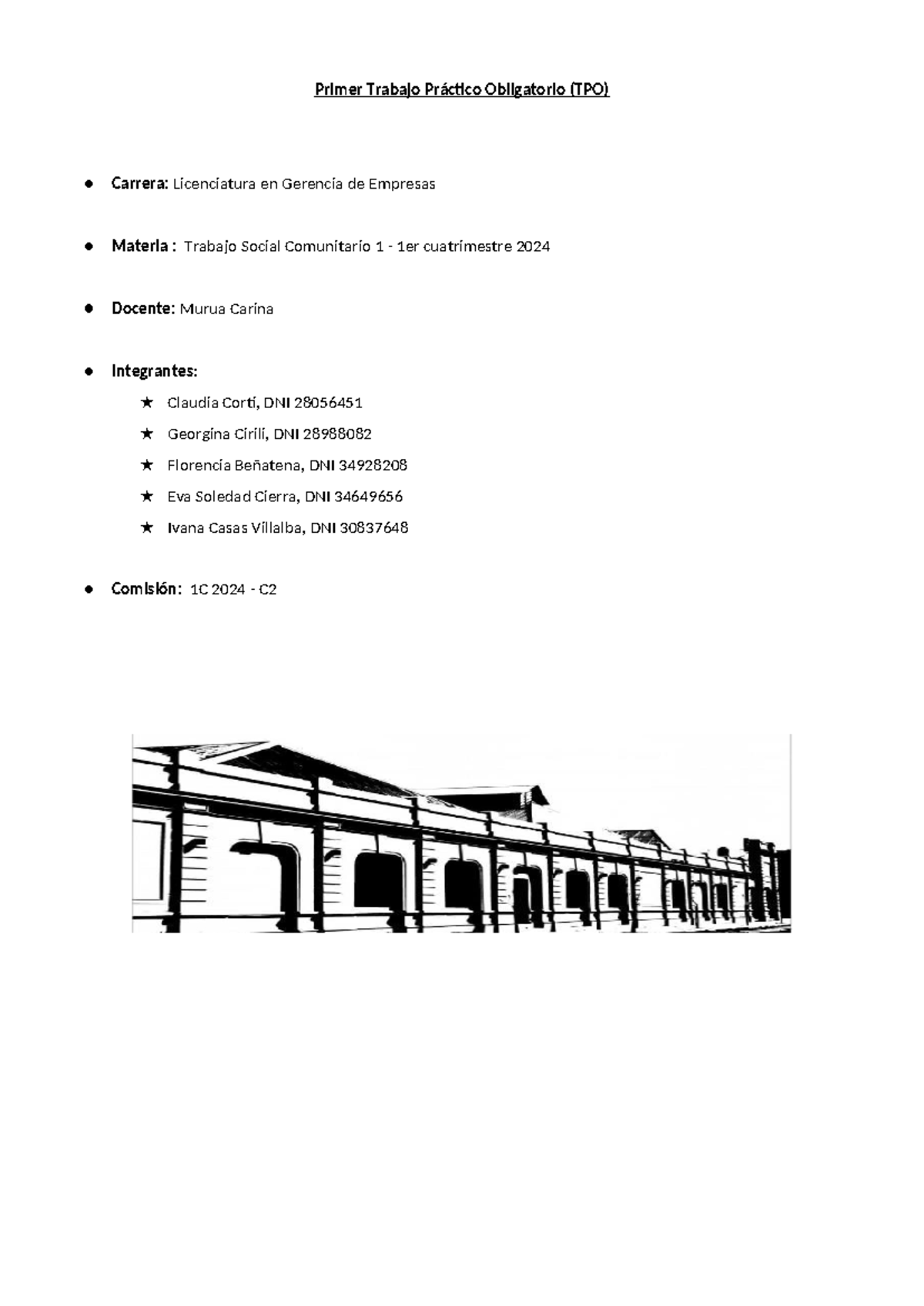 TPO 1 TSC-1C 2024 - C2 - Resolucion del primero TPO1 TSC - Primer ...