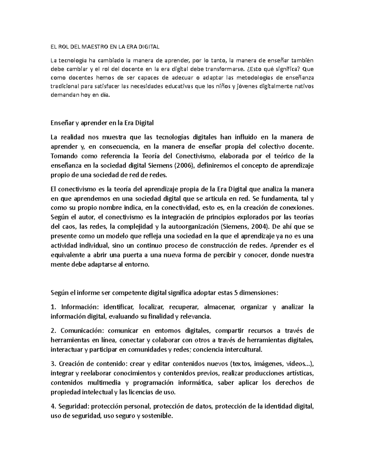 EL ROL DEL Maestro EN LA ERA Digital - EL ROL DEL MAESTRO EN LA ERA ...