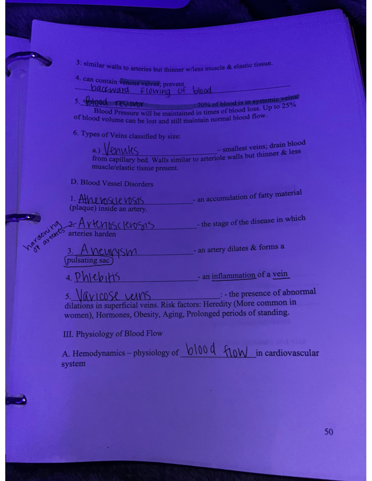 109 - Anatomy and Physiology II w/ Lab lecture notes and quiz notes ...