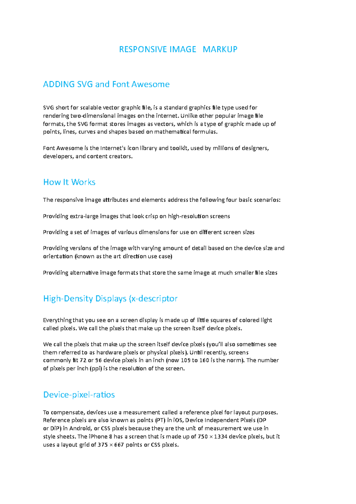 Responsive Image Markup - RESPONSIVE IMAGE MARKUP ADDING SVG and Font ...