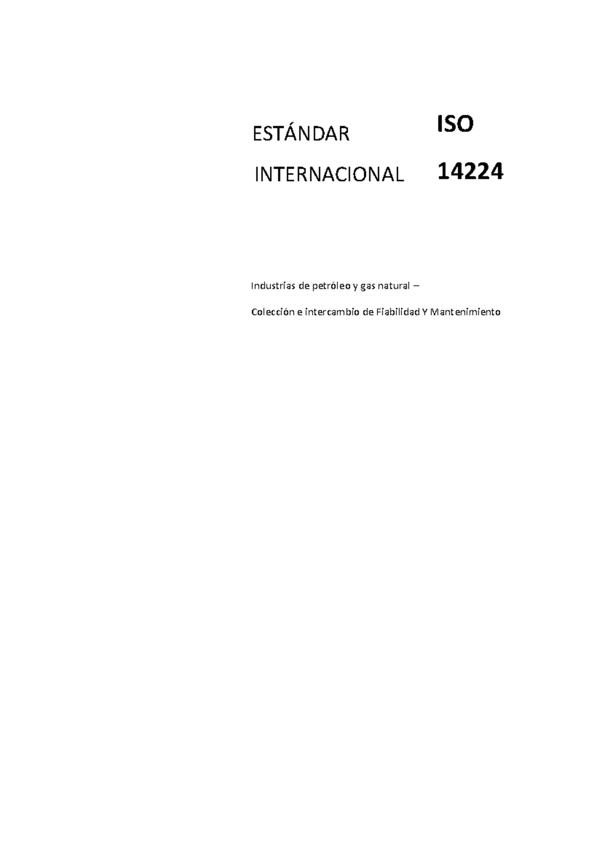 Iso-14224 compress - ESTÁNDAR INTERNACIONAL Industrias de petróleo y ...