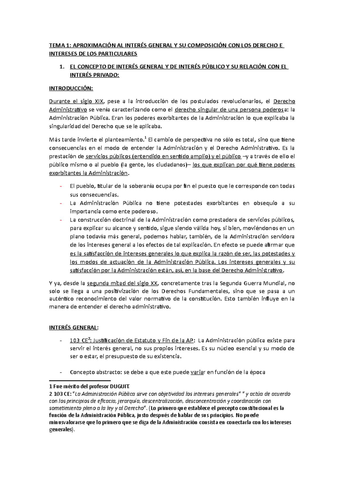 TEMA 1 Admin III admin iii admin iii adminiii - TEMA 1: APROXIMACIÓN AL INTERÉS GENERAL Y SU ...