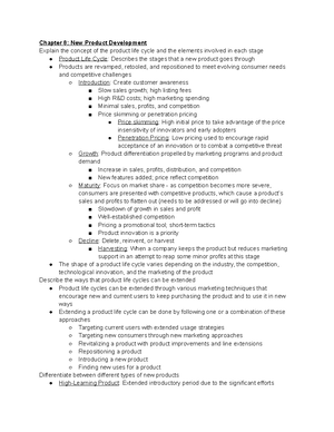 Chapter 1: Marketing Fundamentals - CHAPTER 1: MARKETING FUNDAMENTALS ...