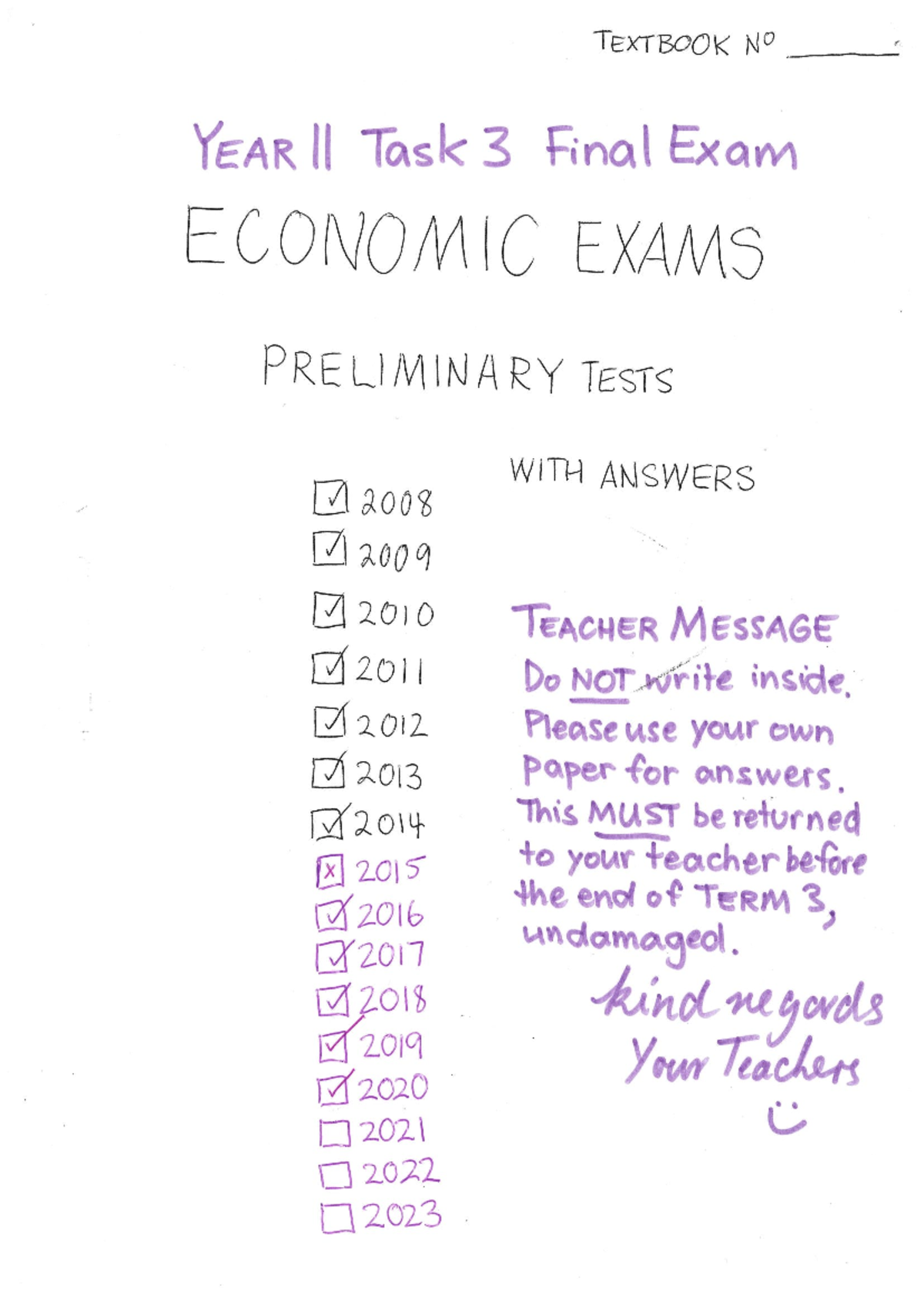 Economics Past paper - Studocu
