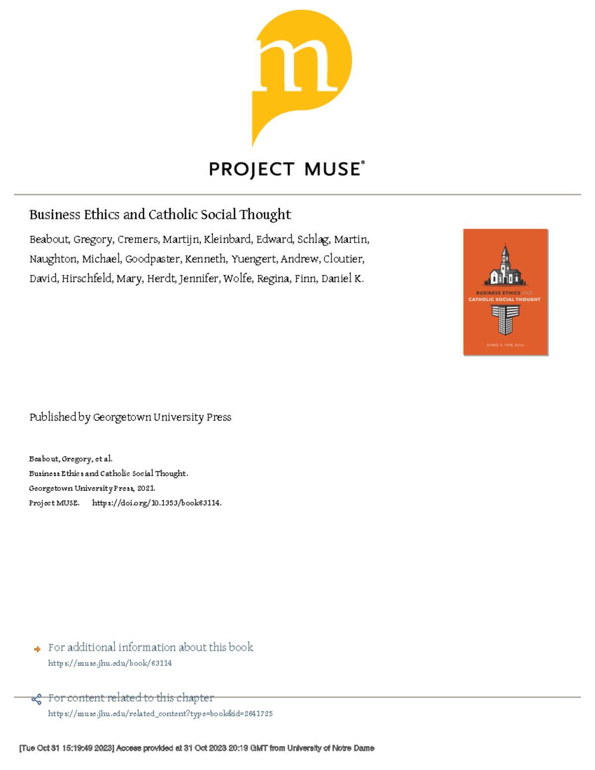 Hirschfeld Technocratic Paradigm - Business Ethics and Catholic Social ...