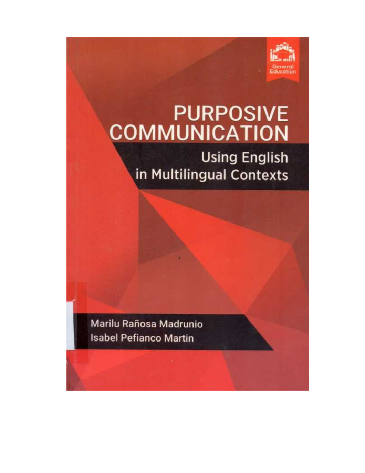 Purposive Comunication Using English in Multilingual Context - Engish Honors - Studocu