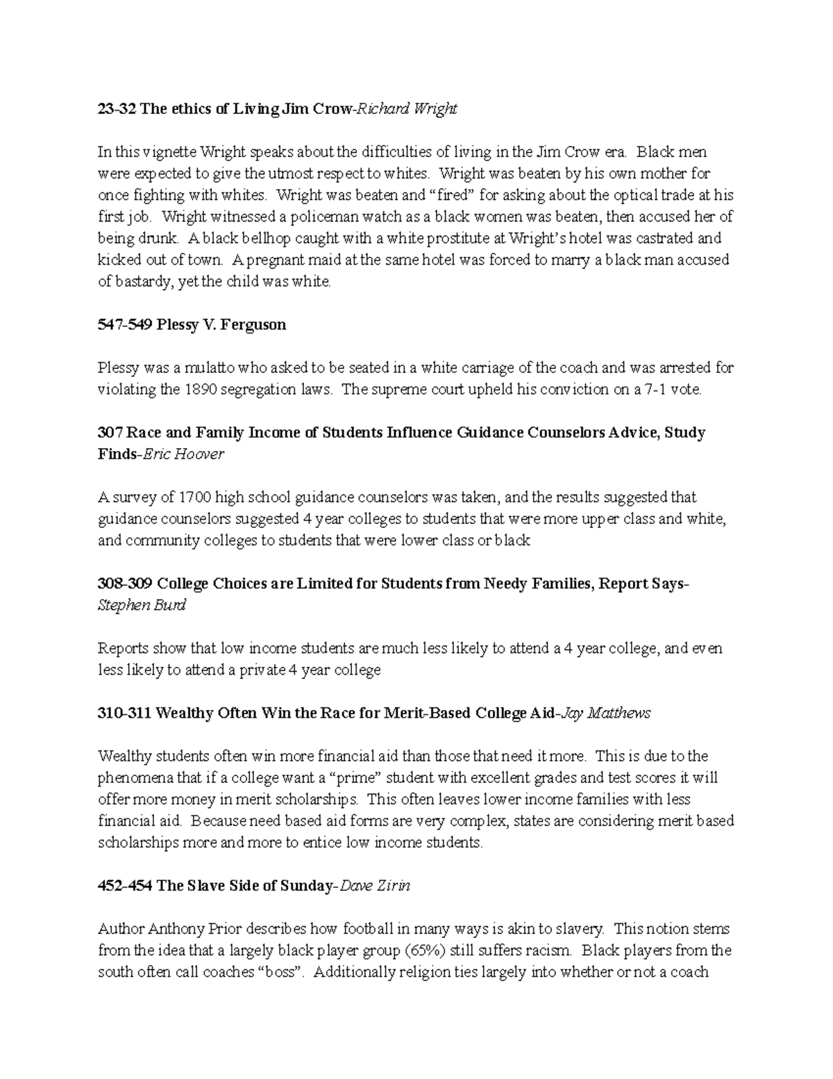 Segregation: Academics and more - 23-32 The ethics of Living Jim Crow ...