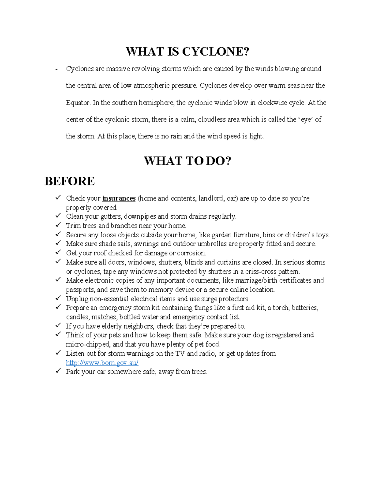 WHAT IS Cyclone - to get an ideas - WHAT IS CYCLONE? - Cyclones are ...