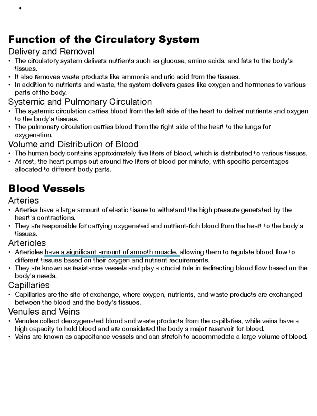 Circulatory System Functions - Function of the Circulatory System ...