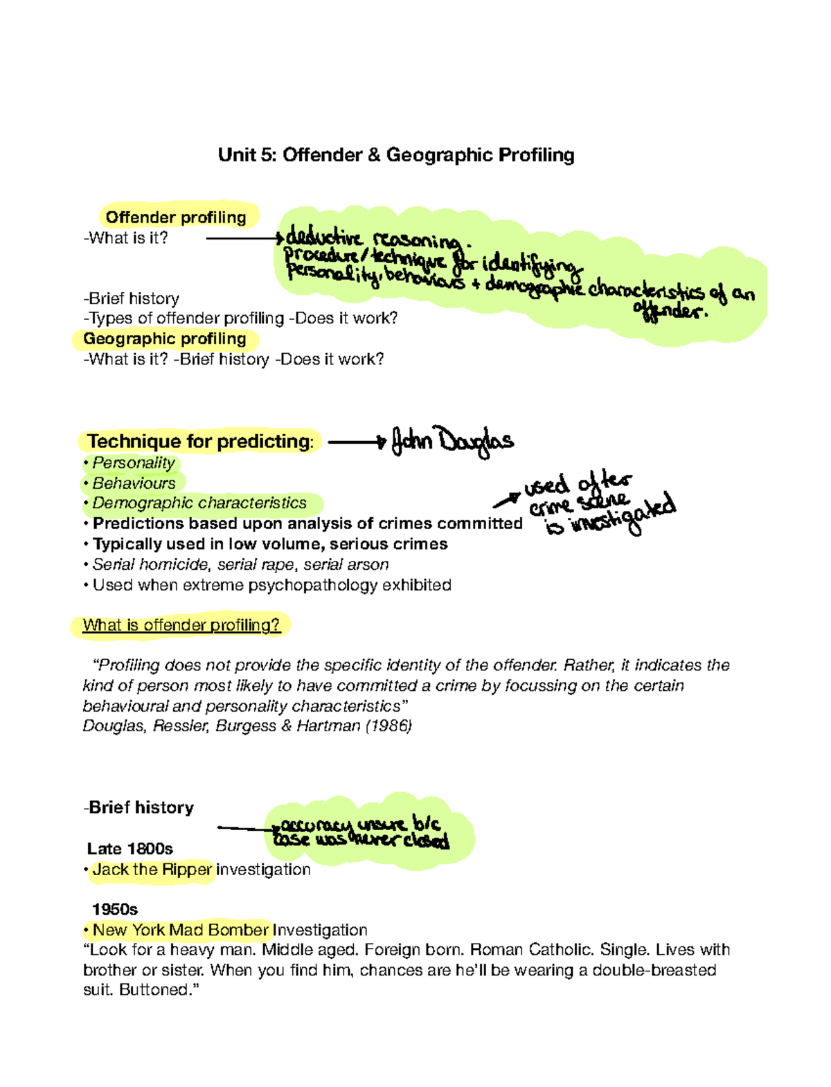 Unit 5 Offender Profiling Oct 22, 2021 2022-04-23 05 17 29 ...