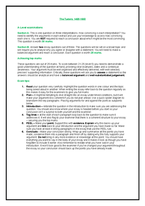 AQA A Level Tudors Guide Elizabeth I - Revision Guide: E Revision Guide ...