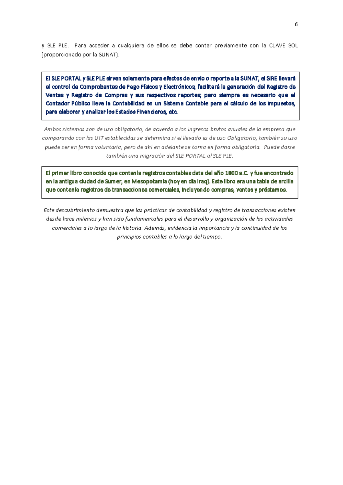 Y SLE PLE - asssss - 6 y SLE PLE. Para acceder a cualquiera de ellos se ...