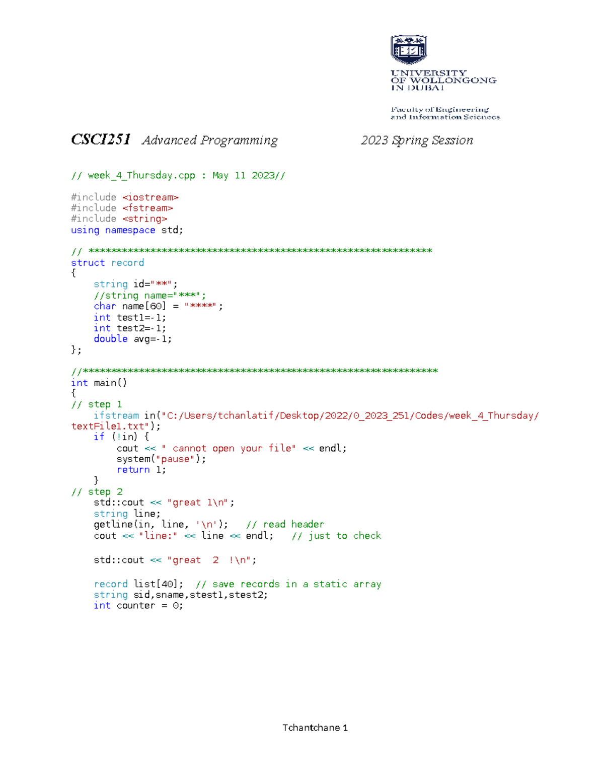 Lecture 4 Getline Binary Csci251 Advanced Programming 2023 Spring 7961