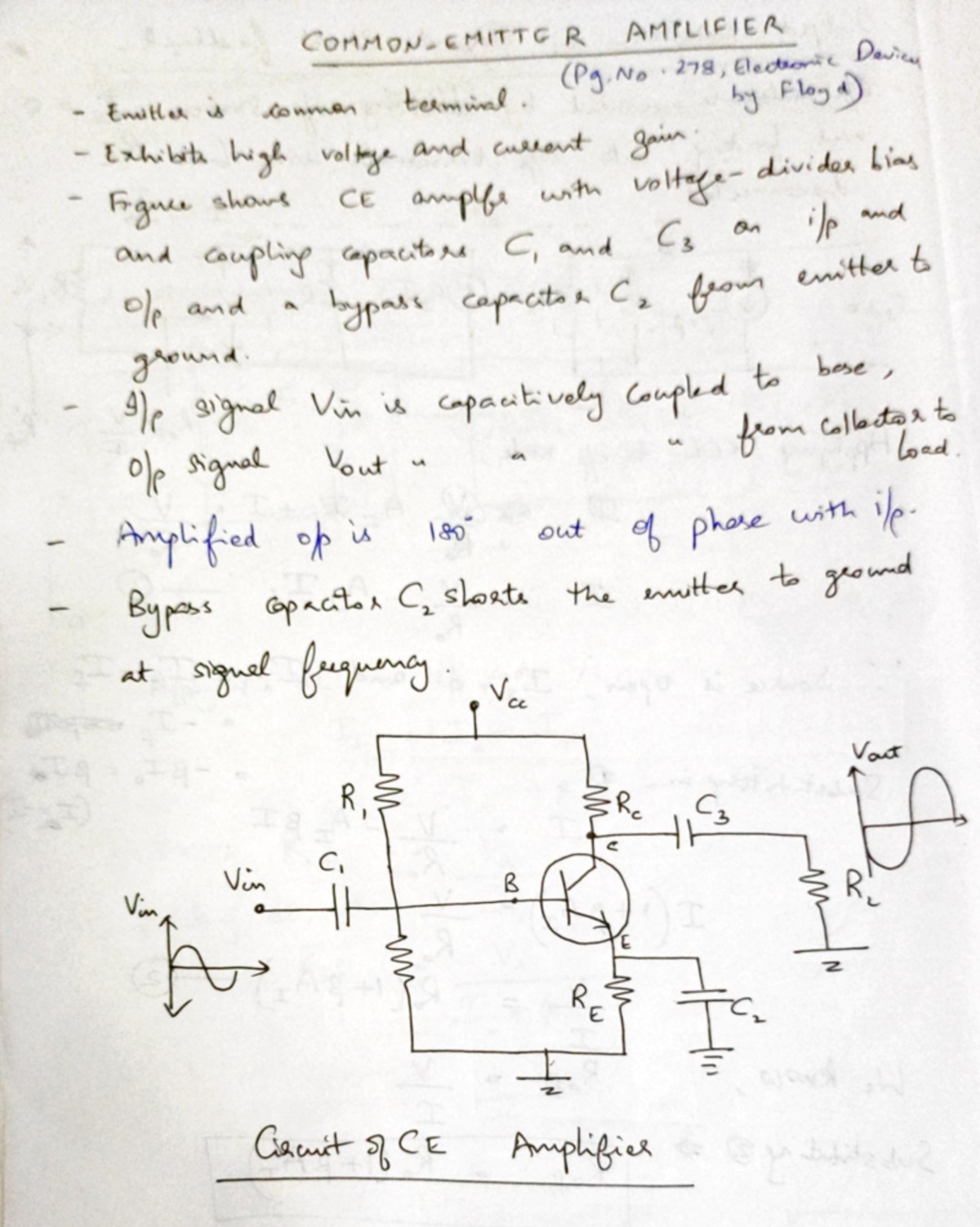 CE, CB, CC, Multistage amplfrs - B.tech Electronics and Communication ...