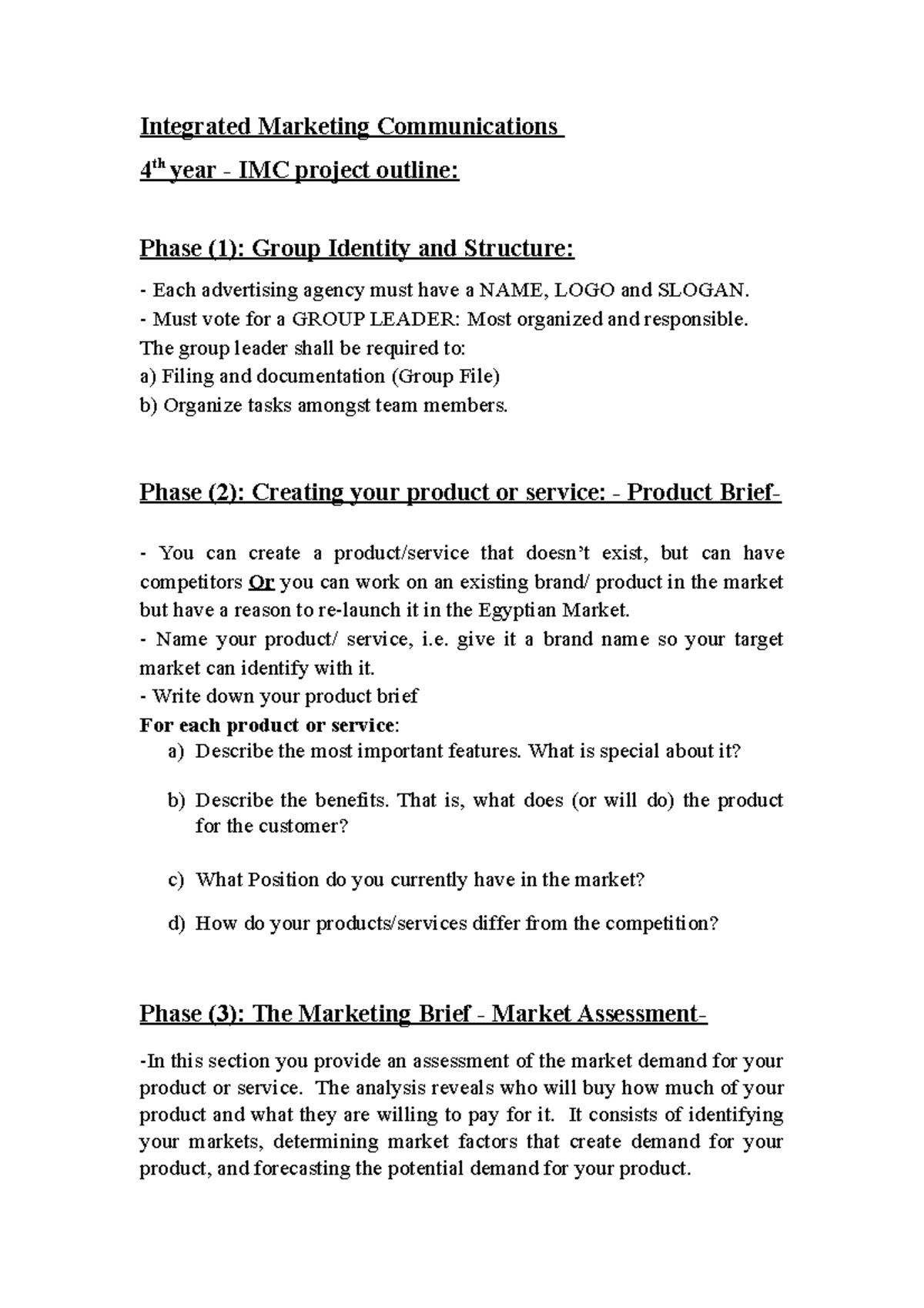 4 5828043099074464900 2 - Integrated Marketing Communications 4 th year ...
